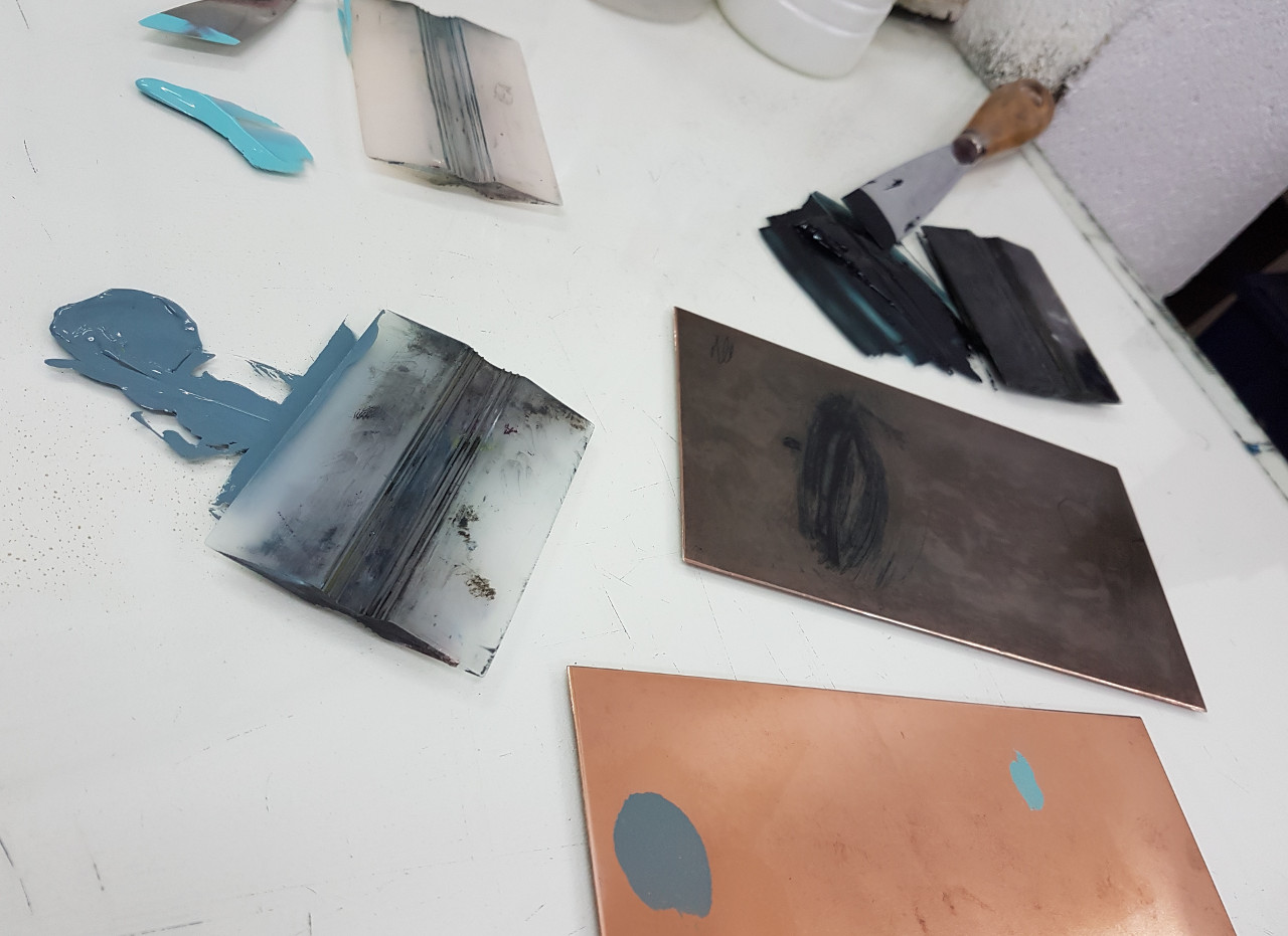 The printmaking process