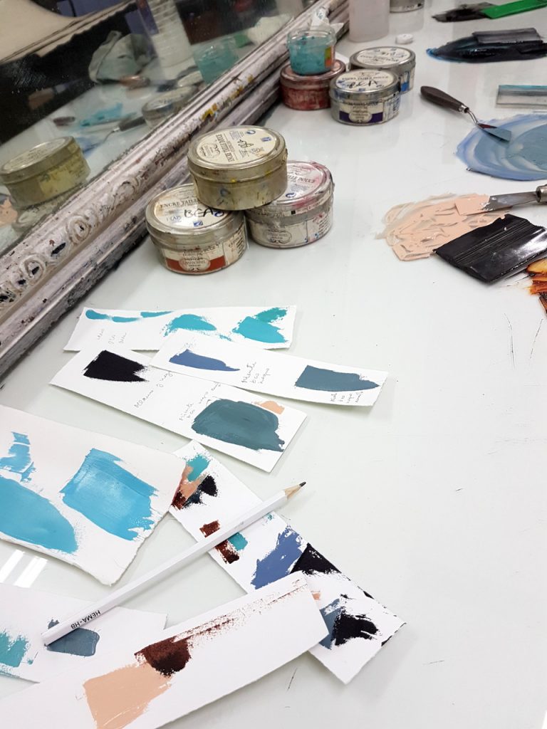 The printmaking process