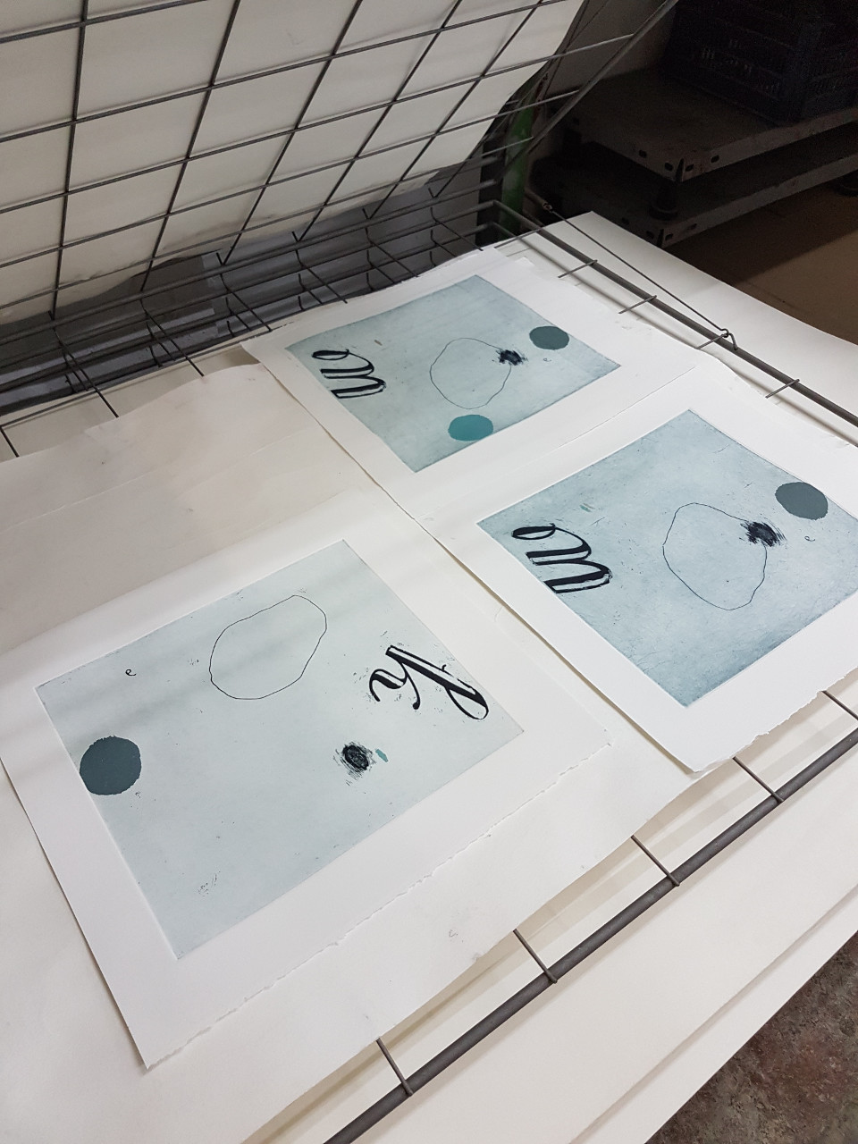 The printmaking process