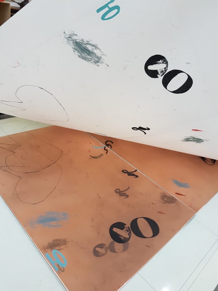 The printmaking process