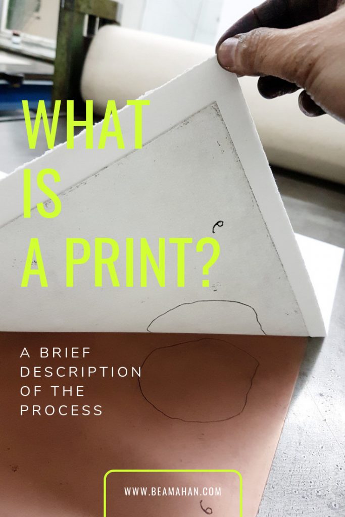 The printmaking process