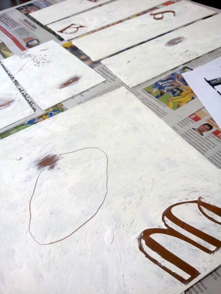 The printmaking process