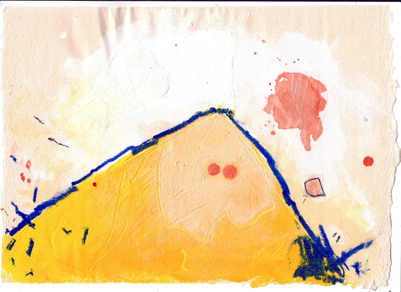 Abstract Drawings on Hand Made Paper