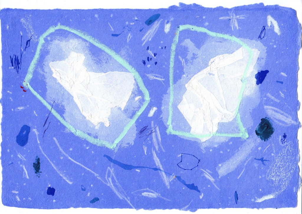 Abstract Drawings on Hand Made Paper – beA mAhAn