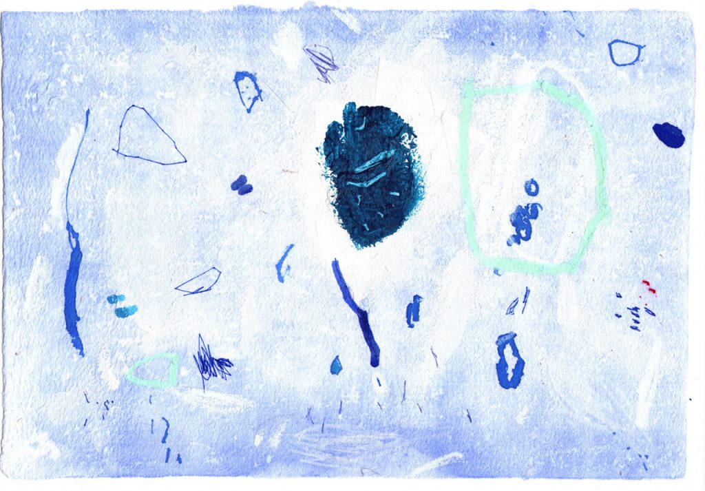 Abstract Drawings on Hand Made Paper – beA mAhAn