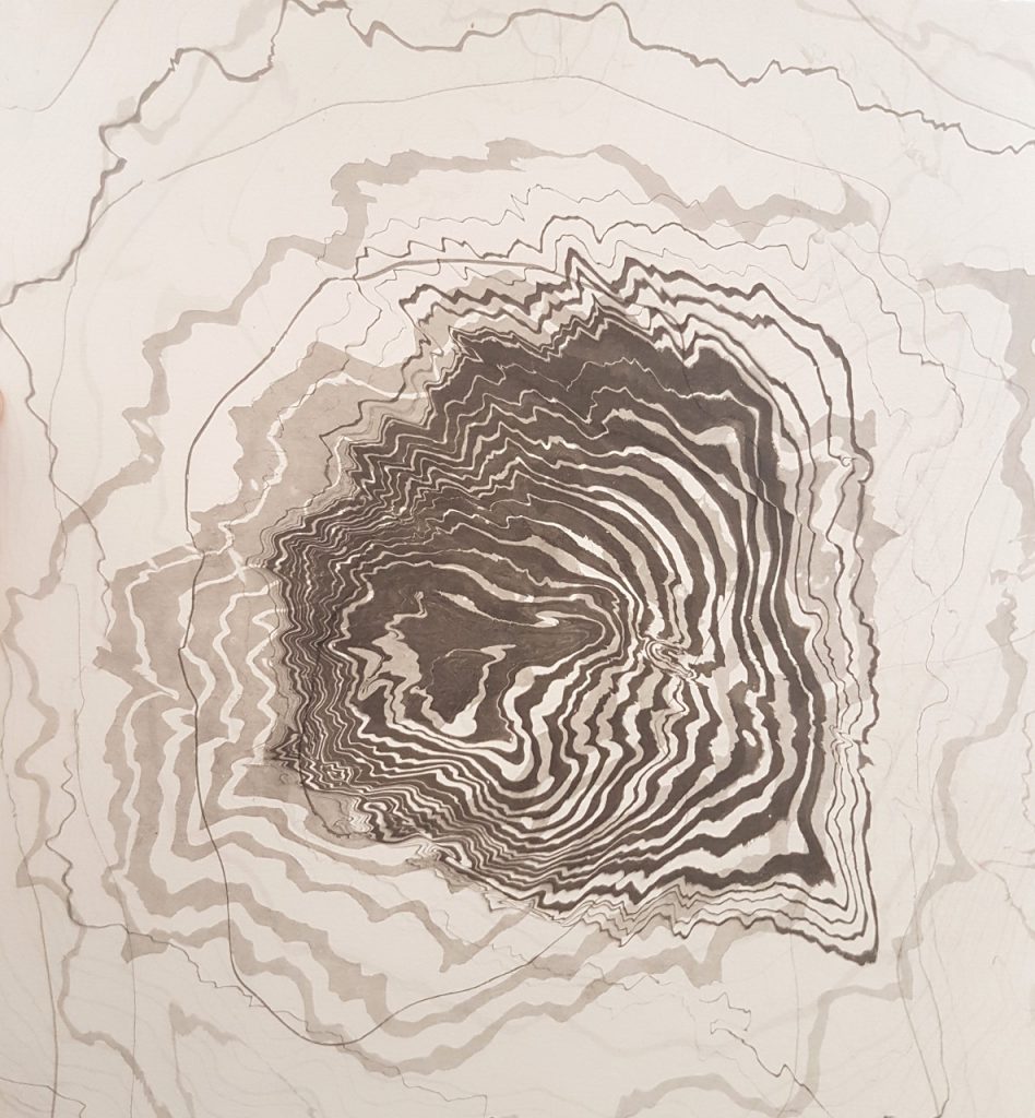 Suminagashi Marbled Paper