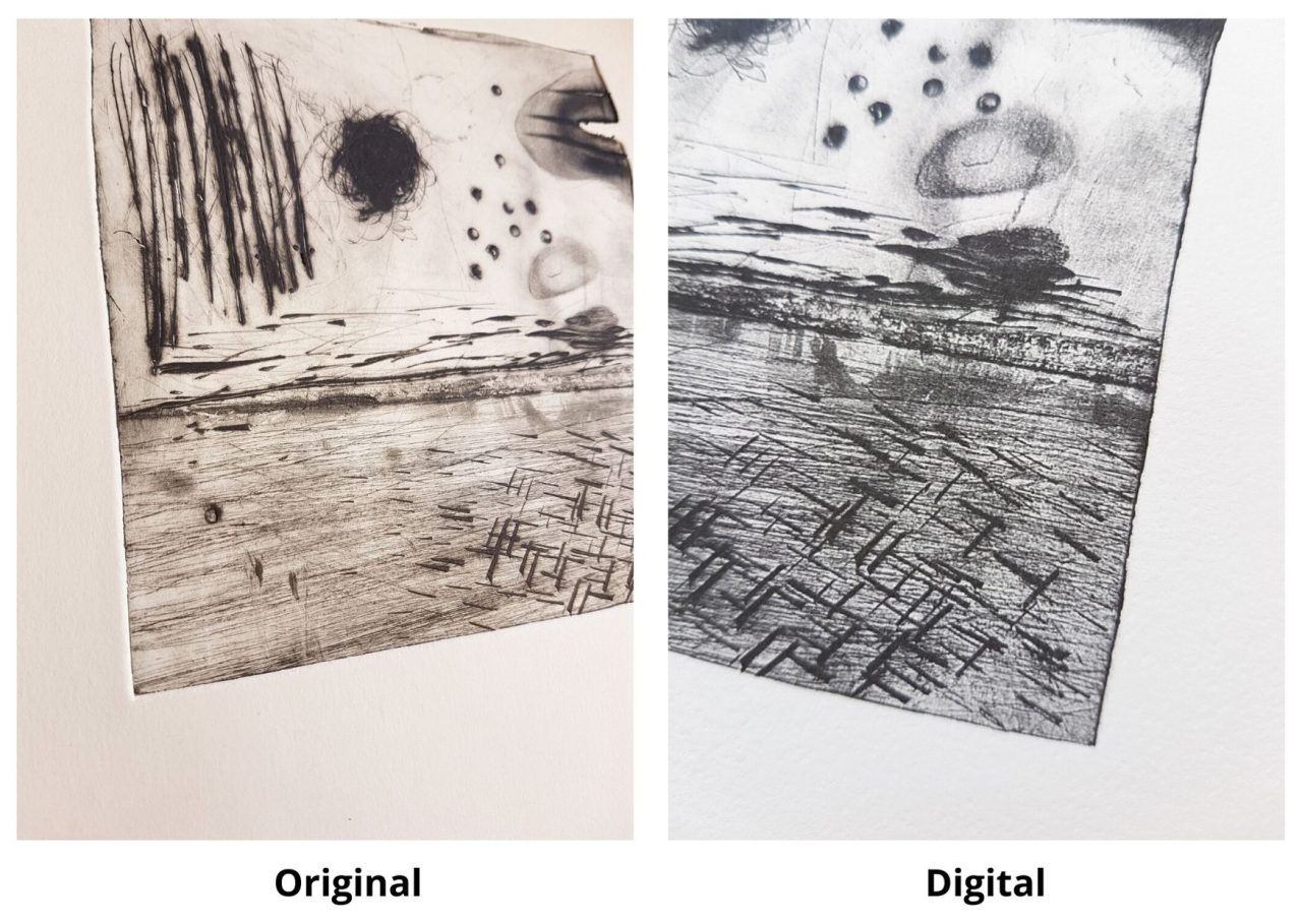 Differences between digital and original art prints