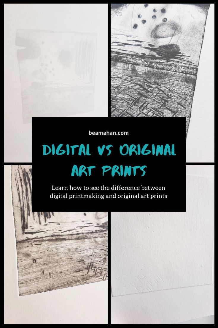 Differences between digital and original art prints